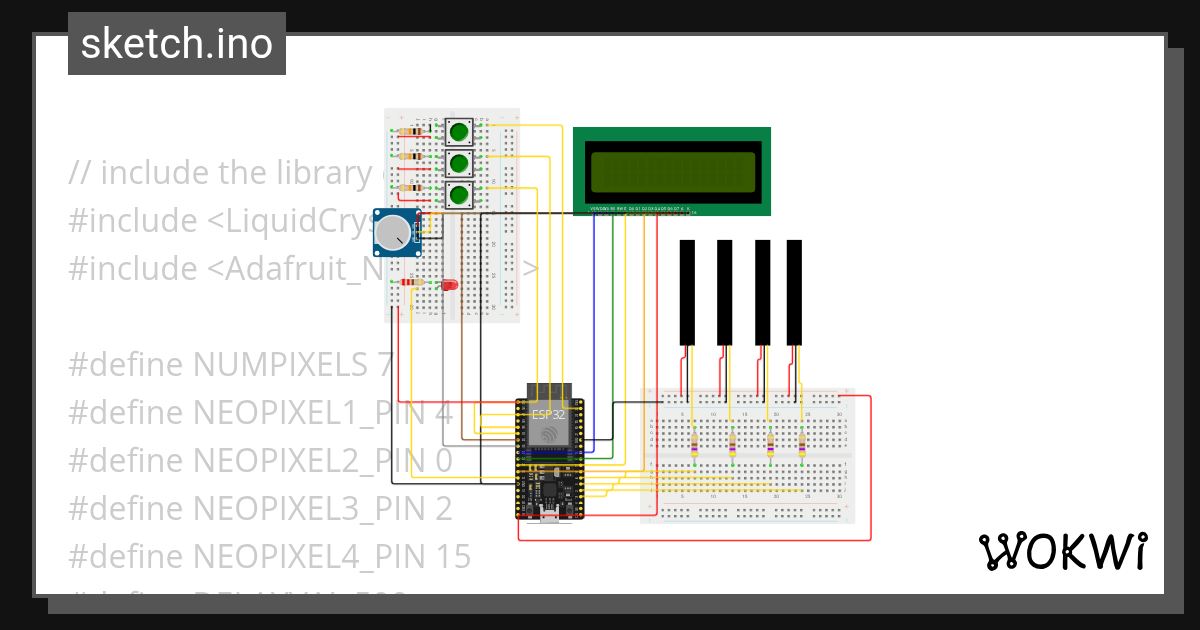 circuit playground - Wokwi ESP32, STM32, Arduino Simulator