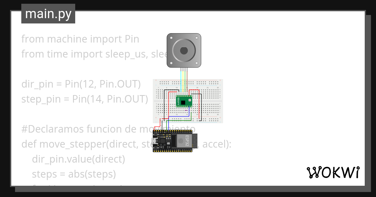 Motor Copy Wokwi Esp32 Stm32 Arduino Simulator 