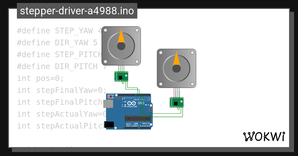 Stepper Driver O Copy Wokwi Esp32 Stm32 Arduino Simulator