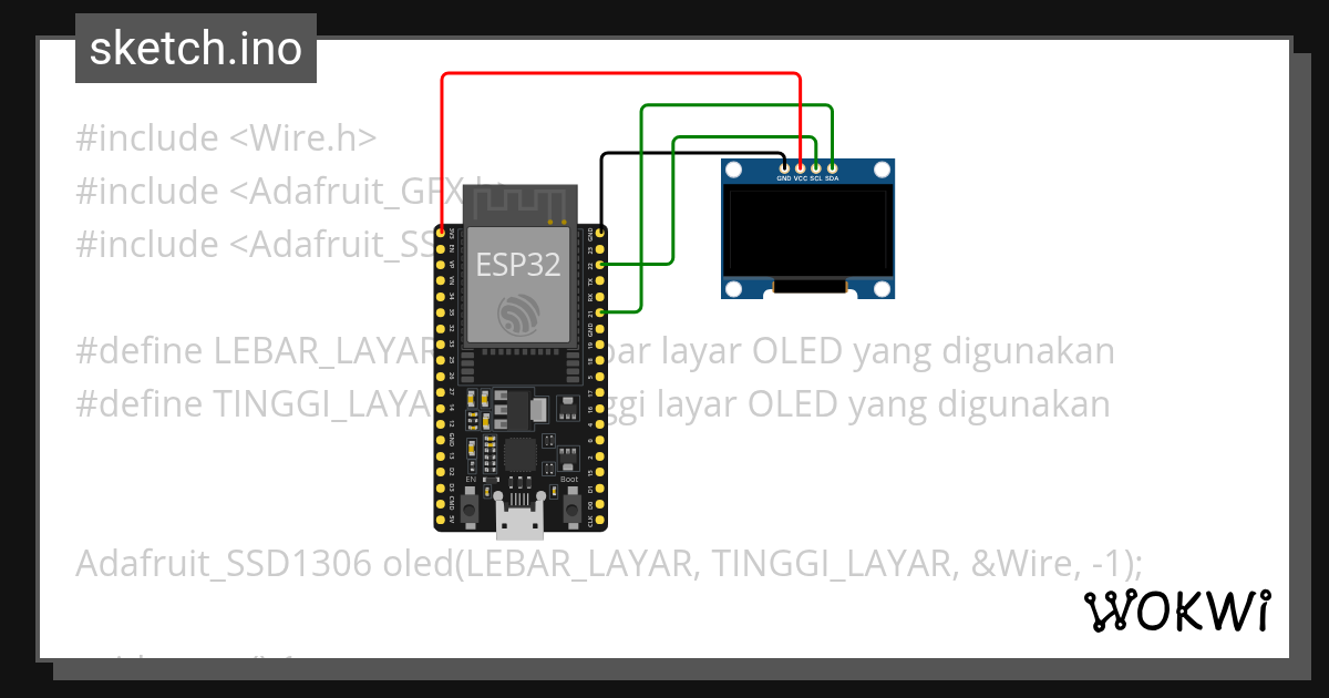 Topik 4simulasi Oled Copy 2 Wokwi Esp32 Stm32 Arduino Simulator