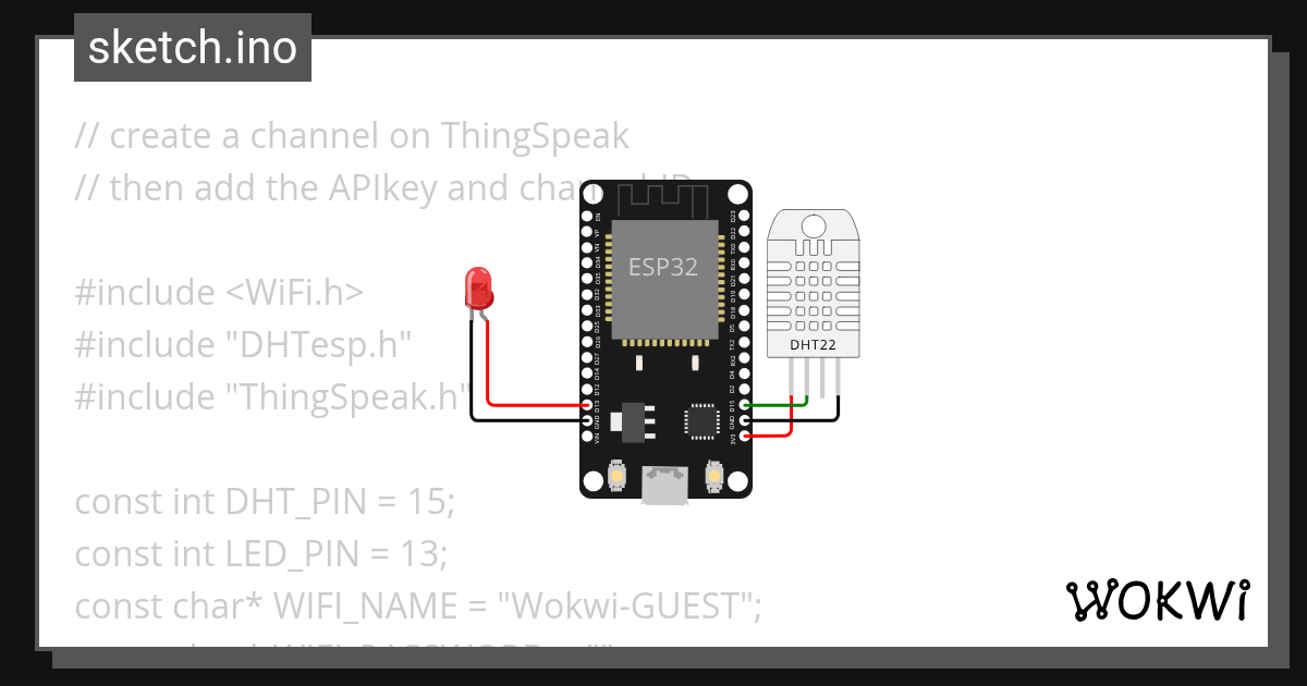 Experiment_No_1 - Wokwi ESP32, STM32, Arduino Simulator