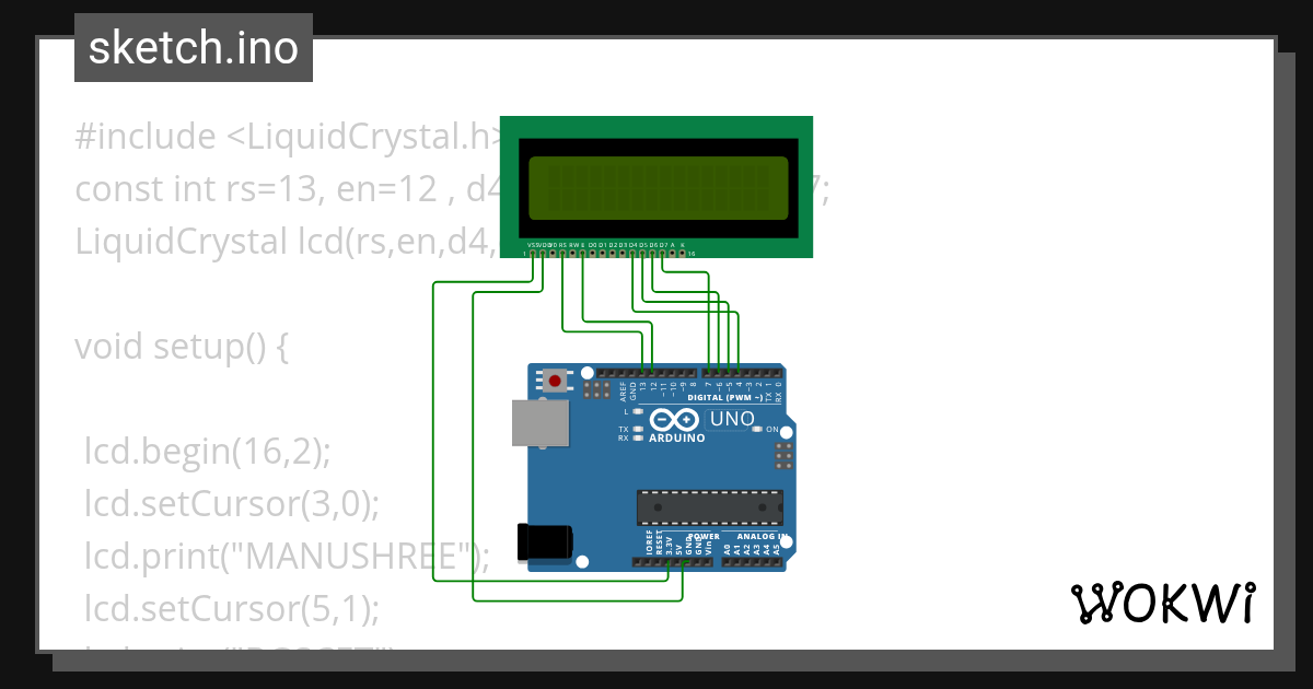 lcd - Wokwi ESP32, STM32, Arduino Simulator lcd - Wokwi ESP32, STM32, Arduino Simulator
