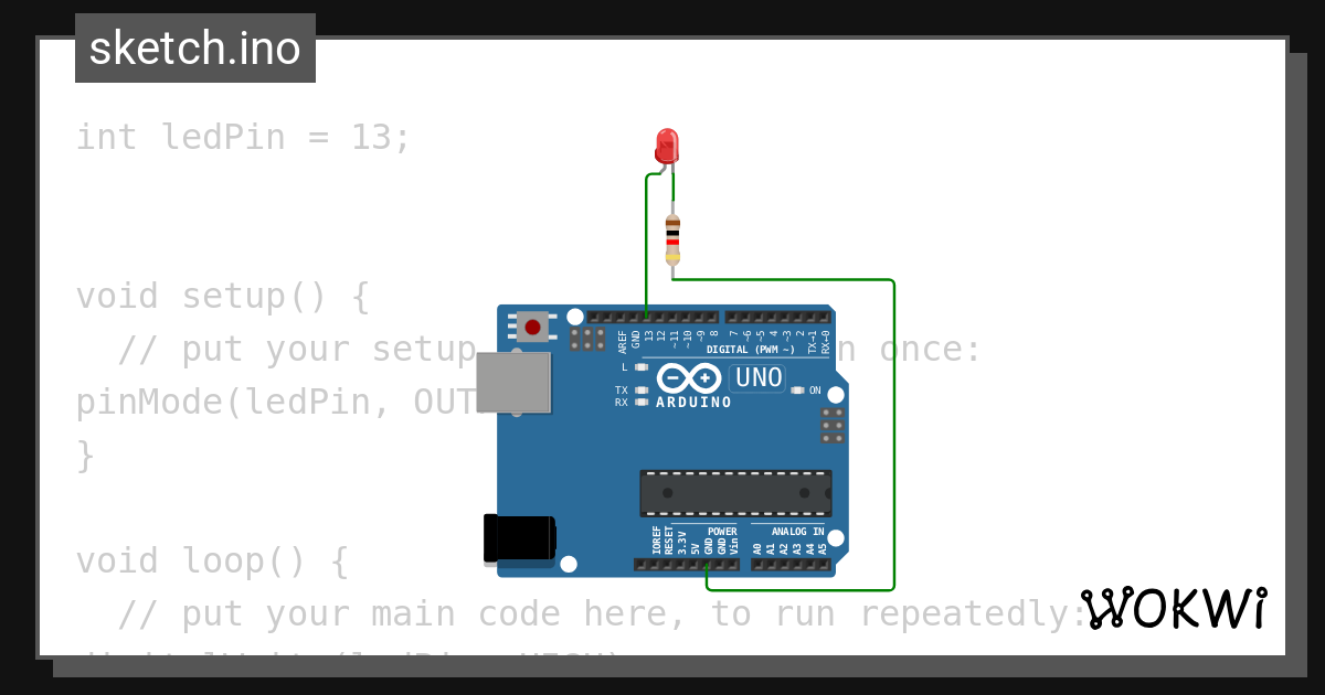Project Pak Hamid Led Wokwi Esp32 Stm32 Arduino Simulator 