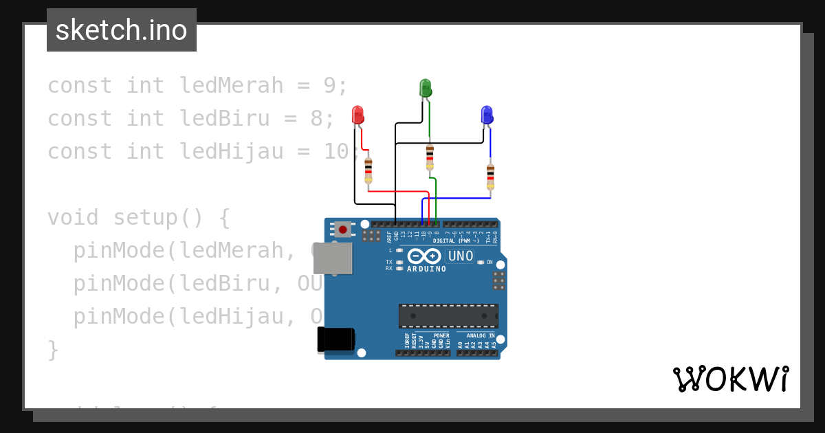 R1 Nafisa Dian 22115241 Wokwi Esp32 Stm32 Arduino Simulator