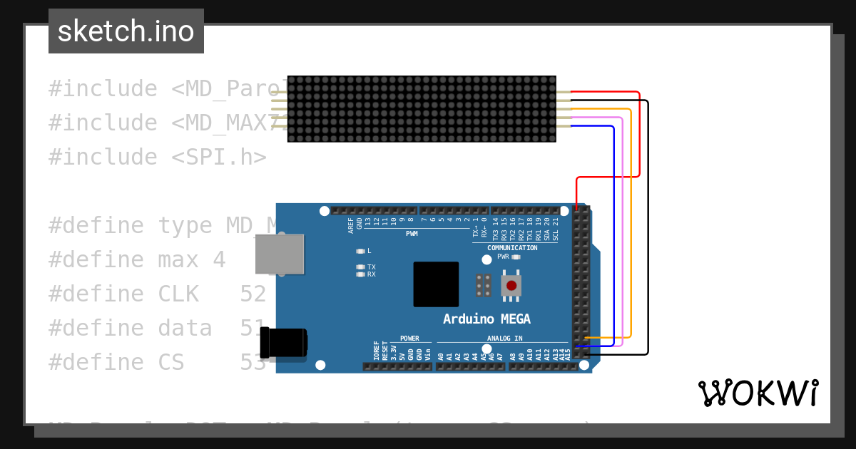 dot matrix - Wokwi ESP32, STM32, Arduino Simulator dot matrix - Wokwi ESP32, STM32, Arduino Simulator