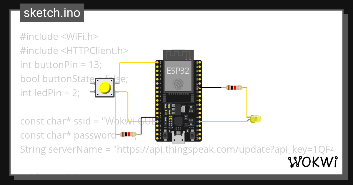Wokwi Online Esp32 Stm32 Arduino Simulator 2836