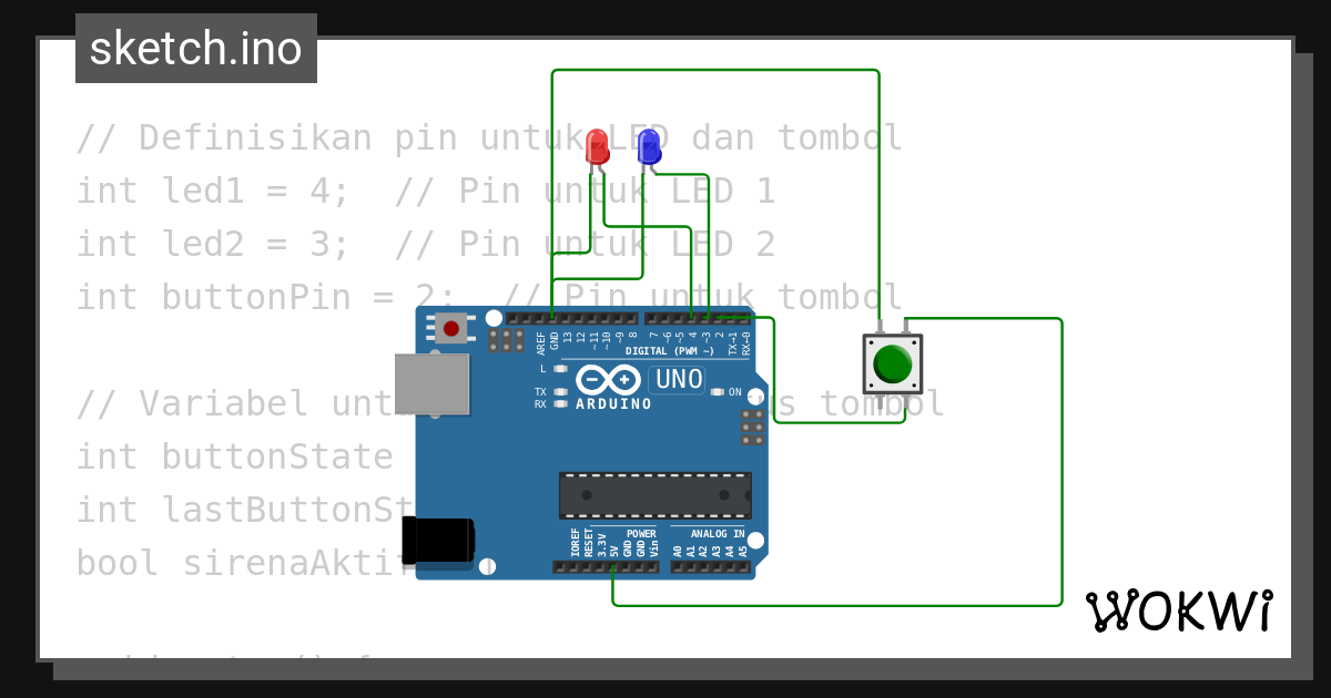 095dindaayuapriliac1soal2 Wokwi Esp32 Stm32 Arduino Simulator