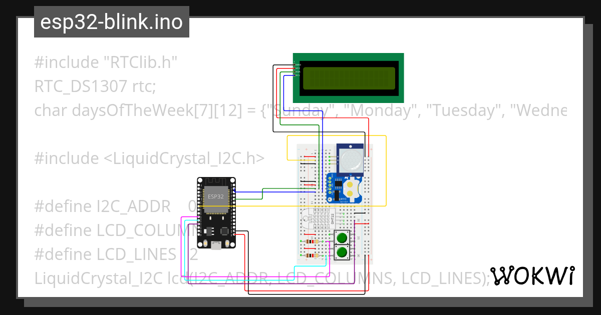 Práctica 4 Partee 4 Wokwi Esp32 Stm32 Arduino Simulator 