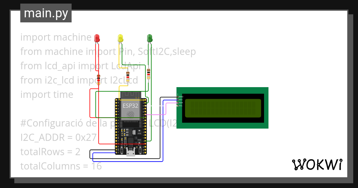 Practica 1 Apartat 2 - Wokwi ESP32, STM32, Arduino Simulator