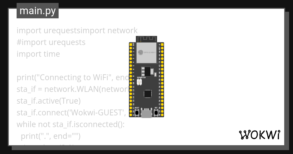 Esp32 S2 Micropython Webserver Communication Wokwi Esp32 Stm32 Arduino Simulator 