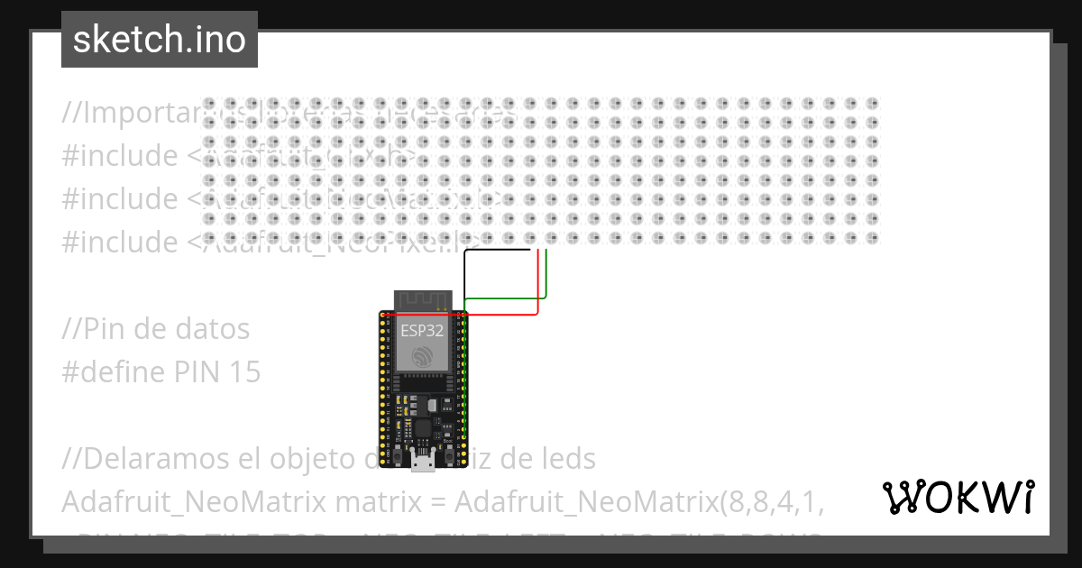 Matrix - Wokwi ESP32, STM32, Arduino Simulator