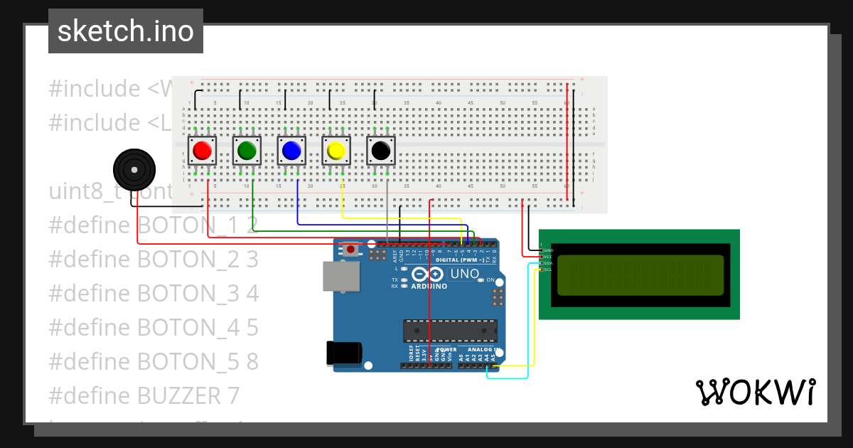 Mi primer sistema operativo - Wokwi ESP32, STM32, Arduino Simulator