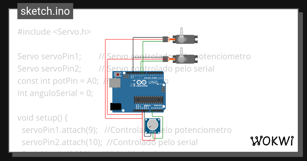 Servo - Wokwi ESP32, STM32, Arduino Simulator