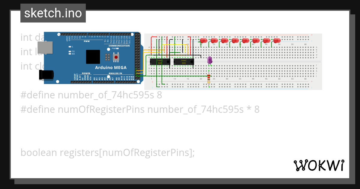 SHIFT REGISTERS 123 - Wokwi ESP32, STM32, Arduino Simulator SHIFT REGISTERS 123 - Wokwi ESP32, STM32, Arduino Simulator
