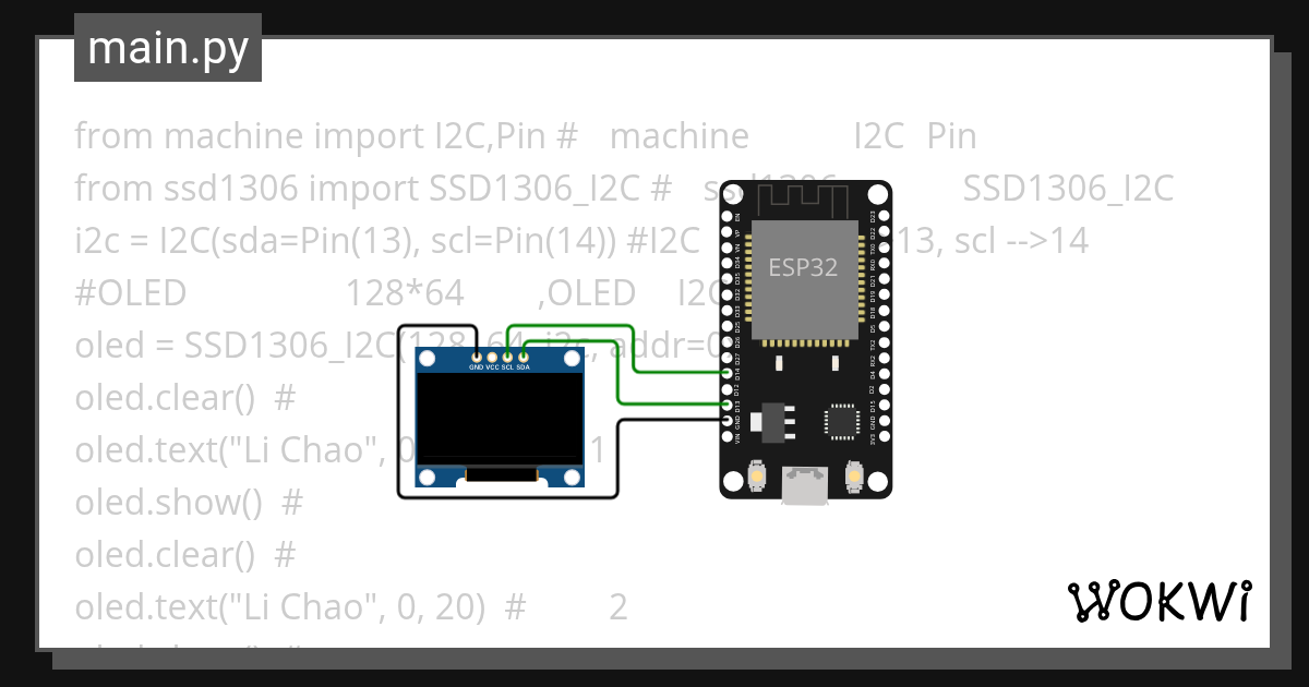 MicroPython Blink ESP32 Copy (2) - Wokwi ESP32, STM32, Arduino Simulator