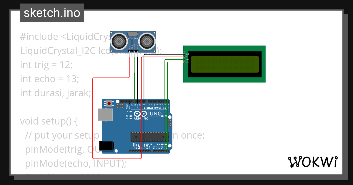 Tugas Sensor Hc Sr04 Wokwi Esp32 Stm32 Arduino Simulator 7035