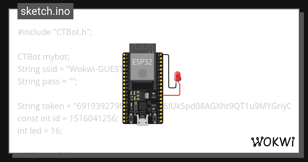 Tugas W11 IoT - Wokwi ESP32, STM32, Arduino Simulator