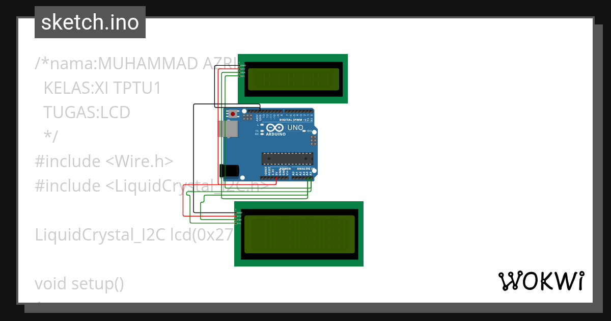 LCD - Wokwi ESP32, STM32, Arduino Simulator LCD - Wokwi ESP32, STM32, Arduino Simulator