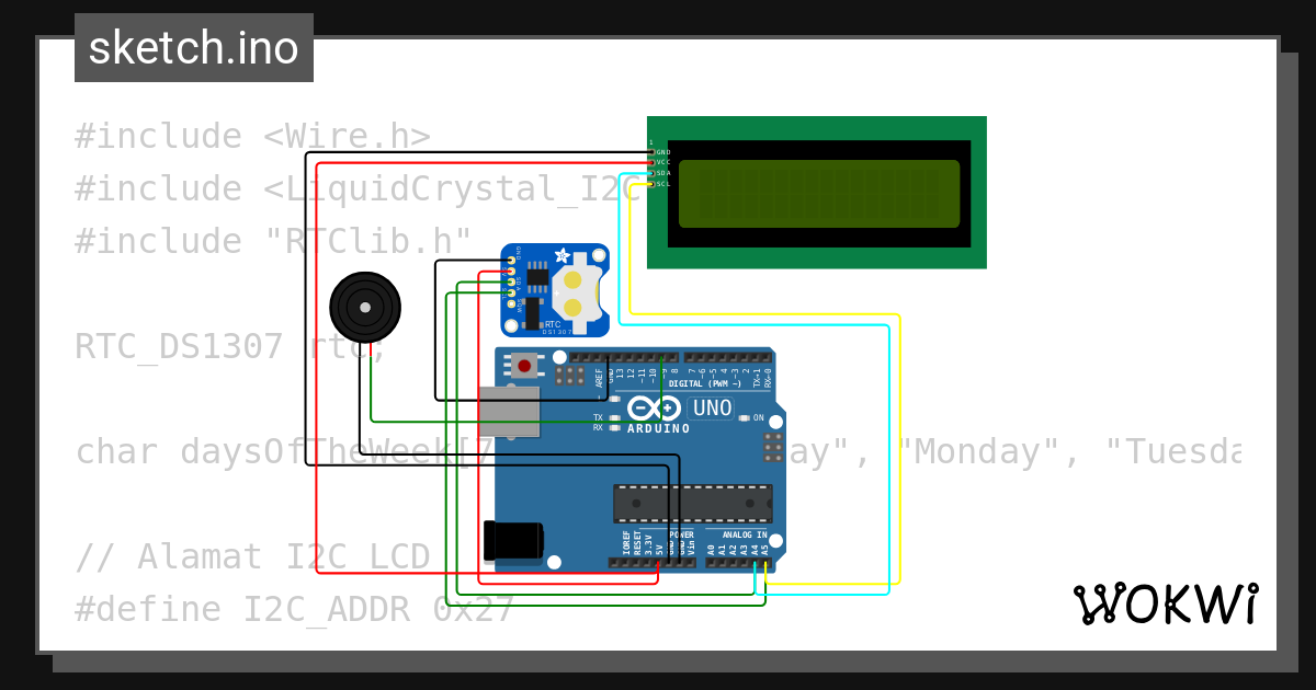 Alaram Wokwi Esp32 Stm32 Arduino Simulator