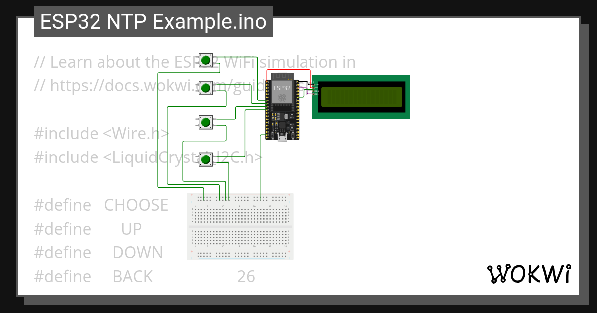 ESP32 NTP Example.ino Copy - Wokwi ESP32, STM32, Arduino Simulator