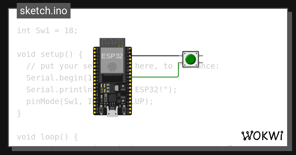 สวิต Wokwi Esp32 Stm32 Arduino Simulator