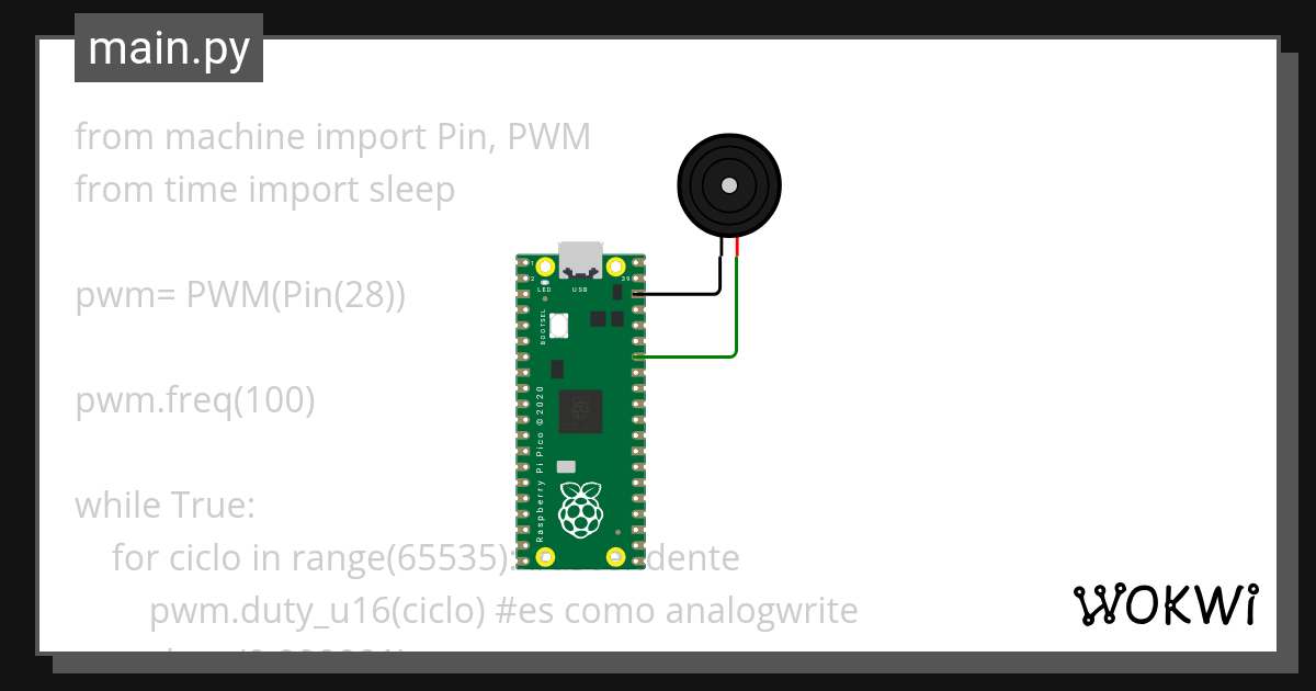 S13s1 Piezo Wokwi Esp32 Stm32 Arduino Simulator 