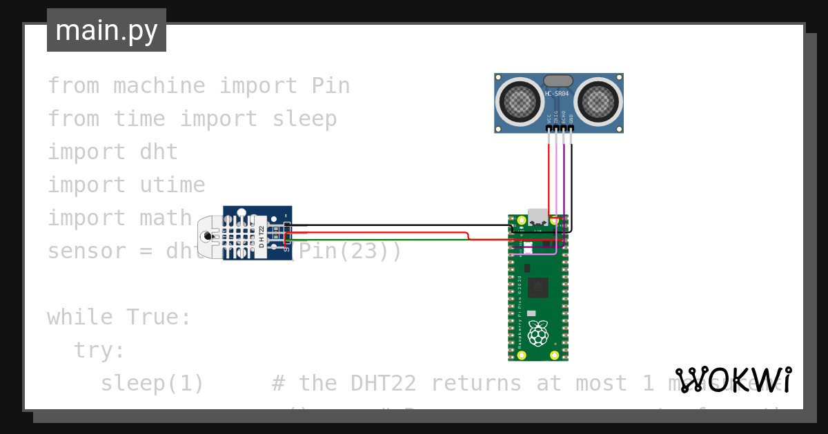 Mesafe SensÖrÜ Wokwi Esp32 Stm32 Arduino Simulator