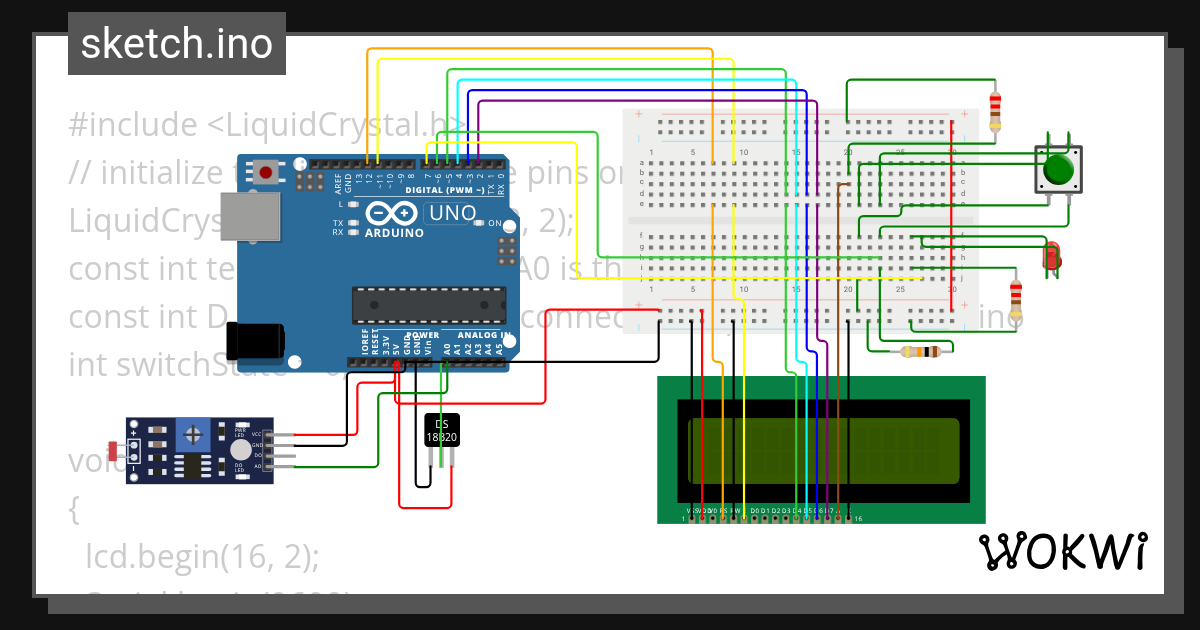 Temperature Copy 2 Wokwi Esp32 Stm32 Arduino Simulator