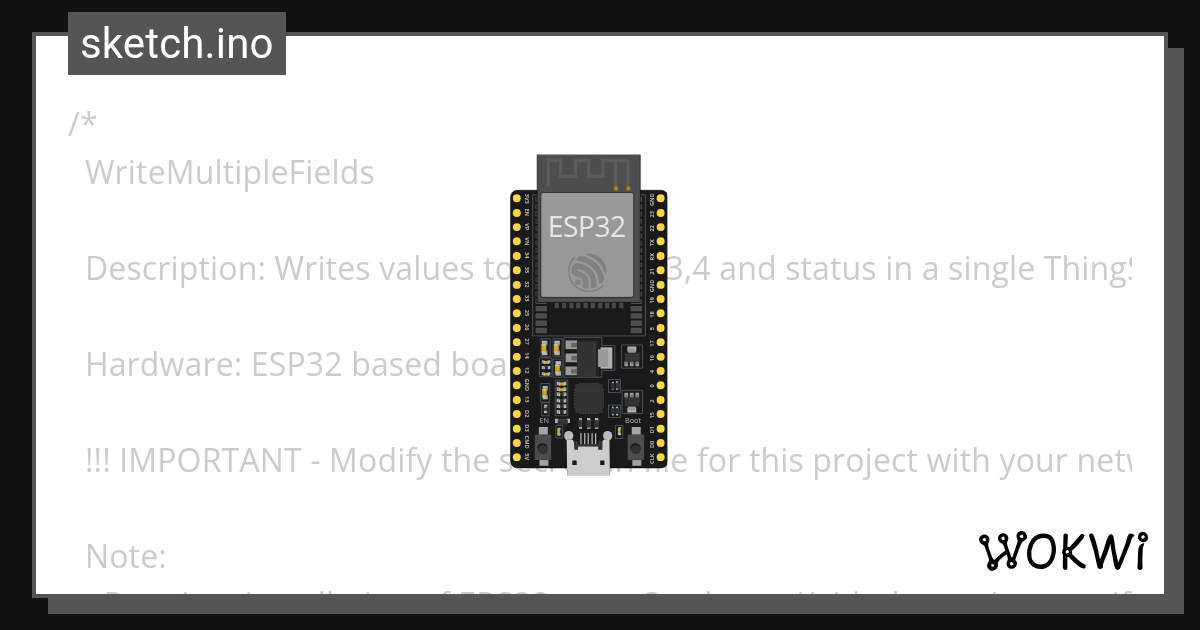 esp32 connected - Wokwi ESP32, STM32, Arduino Simulator