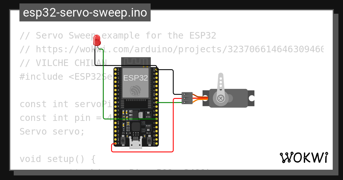 Esp32 Servo O Wokwi Esp32 Stm32 Arduino Simulator 4364