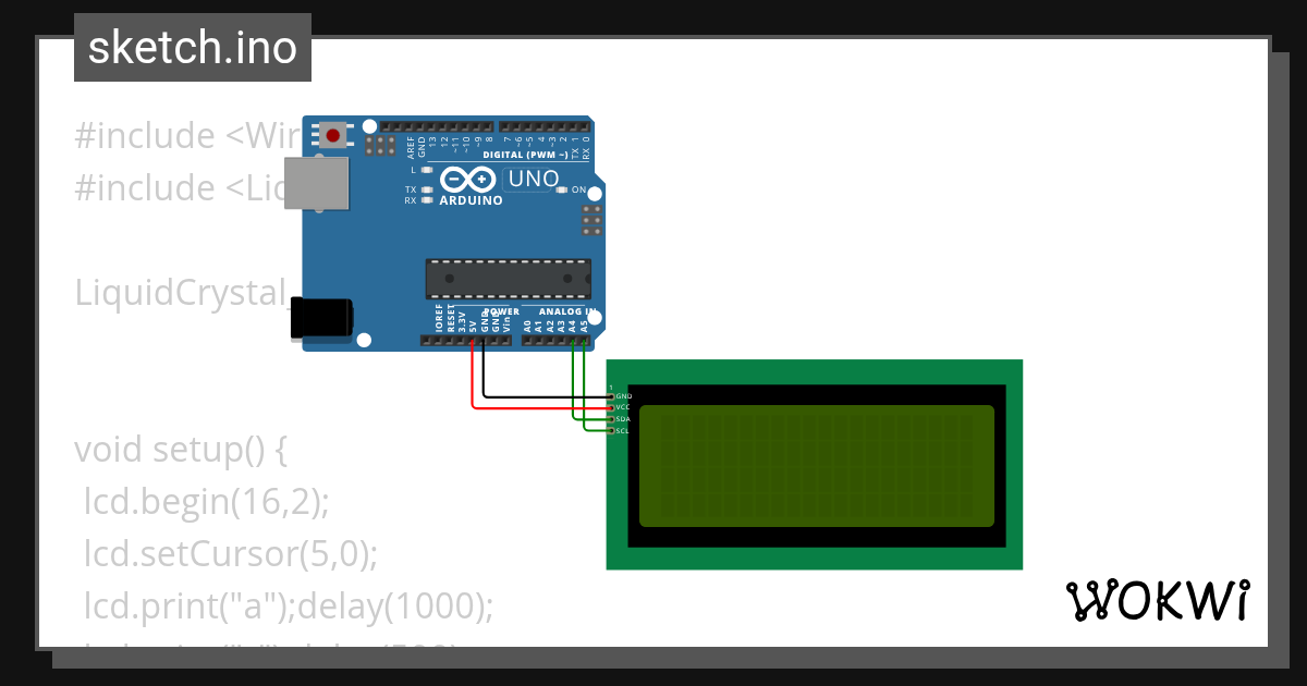 Membuat nama bisa berjalan Copy - Wokwi ESP32, STM32, Arduino Simulator