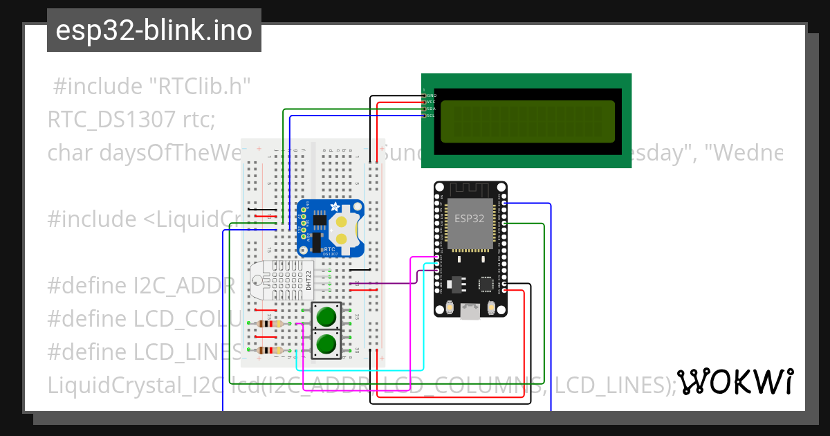 Wokwi fecha - Wokwi ESP32, STM32, Arduino Simulator