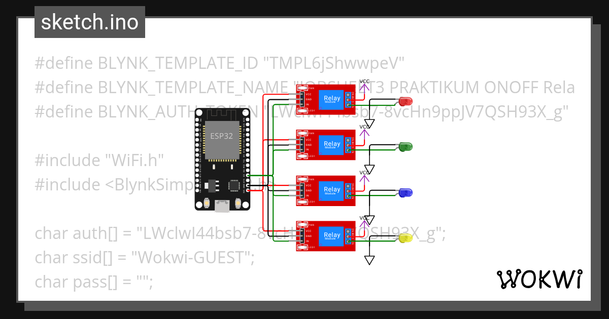 JOBSHEET3-PRAKTIKUM #1 - Wokwi ESP32, STM32, Arduino Simulator