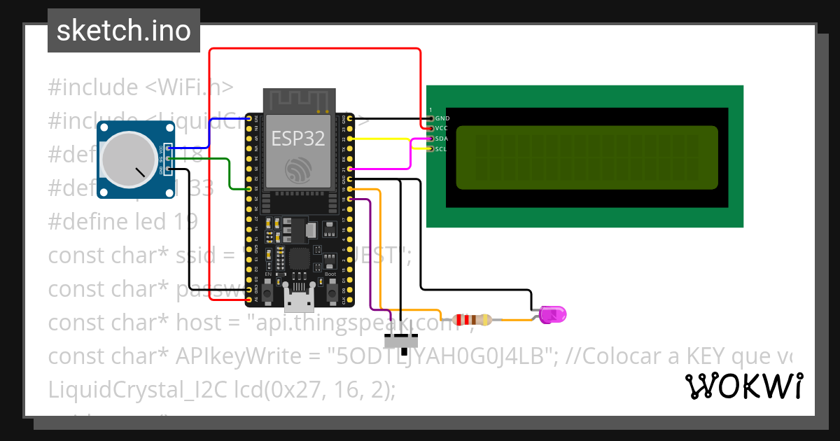 Wokwi - Online ESP32, STM32, Arduino Simulator
