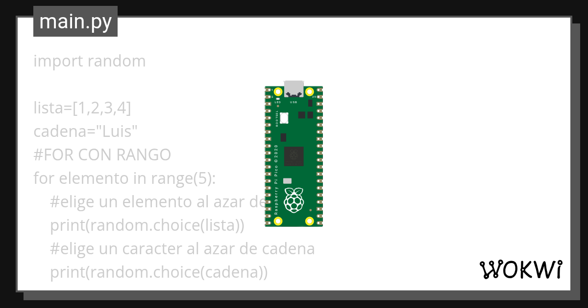 For Con Rango Wokwi Esp32 Stm32 Arduino Simulator 