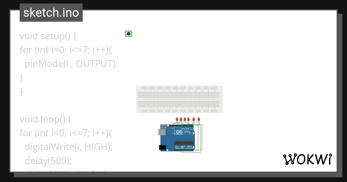 ไฟกระพริบ Wokwi Esp32 Stm32 Arduino Simulator 