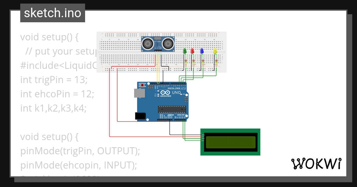 期中考试第3题 Wokwi Esp32 Stm32 Arduino Simulator