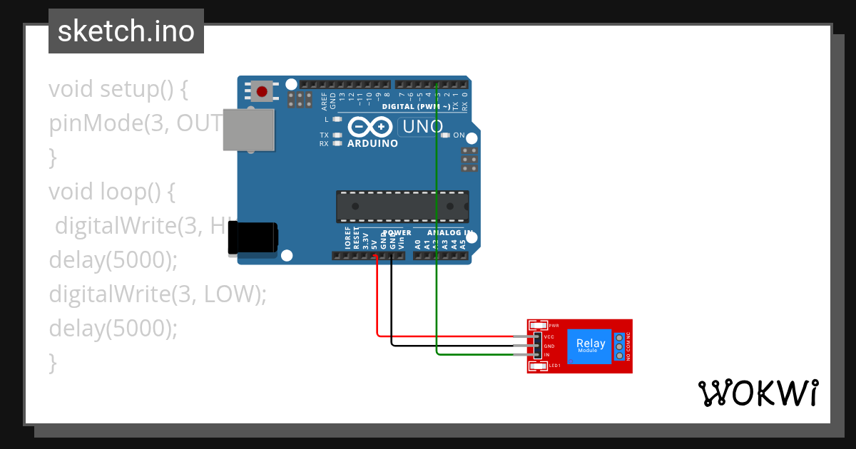 relay UTS - Wokwi ESP32, STM32, Arduino Simulator