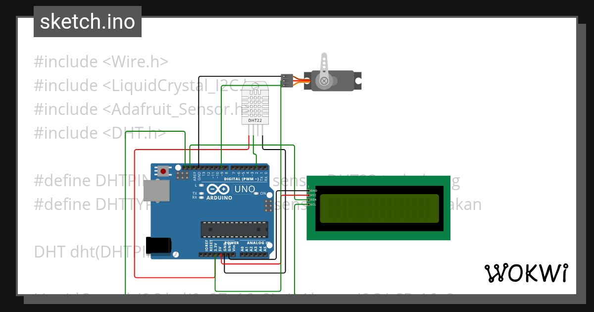 Dht22 Lcd I2c Copy Wokwi Esp32 Stm32 Arduino Simulator