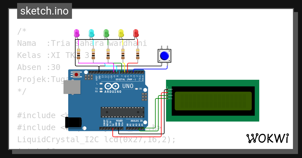Tugas Ke 10 Wokwi Esp32 Stm32 Arduino Simulator 0444
