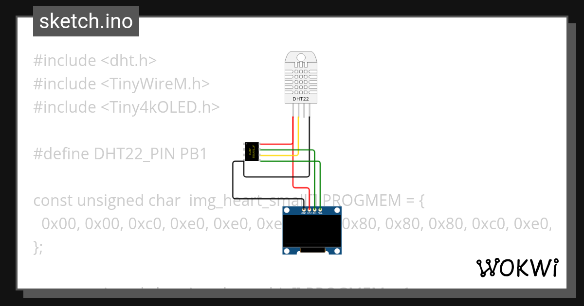 Attiny85_project1 - Wokwi ESP32, STM32, Arduino Simulator