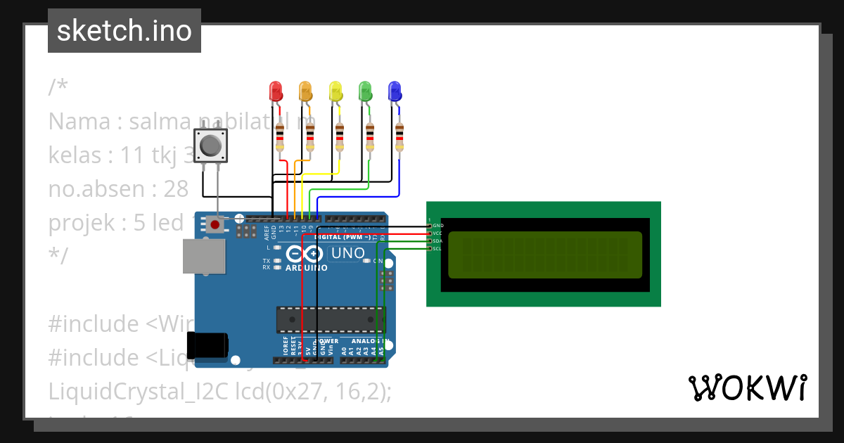 Tugas Ke 10 Wokwi Esp32 Stm32 Arduino Simulator 4564
