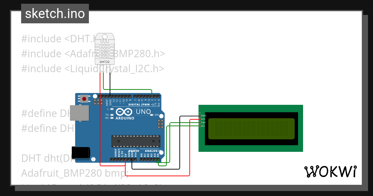 Class Work 3 Copy With Display I2c Wokwi Esp32 Stm32 Arduino Simulator 2357