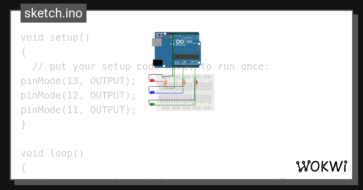 Led With 330 Ohm Wokwi Esp32 Stm32 Arduino Simulator 0120