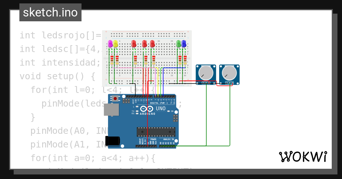 Practica Potenciometro 1 Wokwi Esp32 Stm32 Arduino Simulator