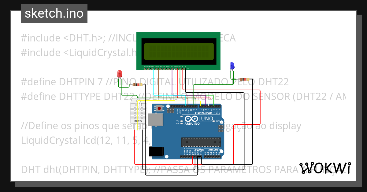 Geladeira Wokwi Esp32 Stm32 Arduino Simulator 3570
