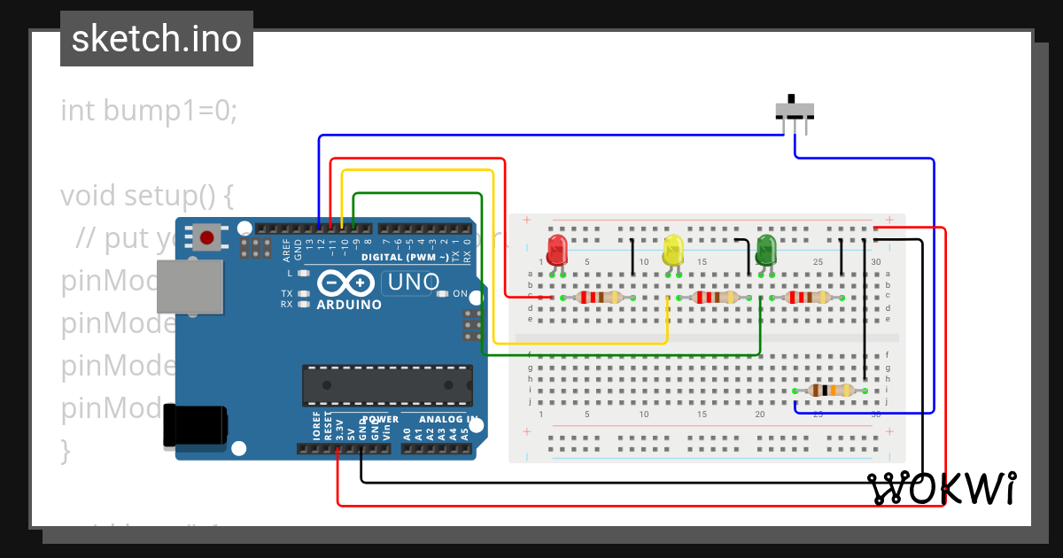 Switch Wokwi Esp32 Stm32 Arduino Simulator 