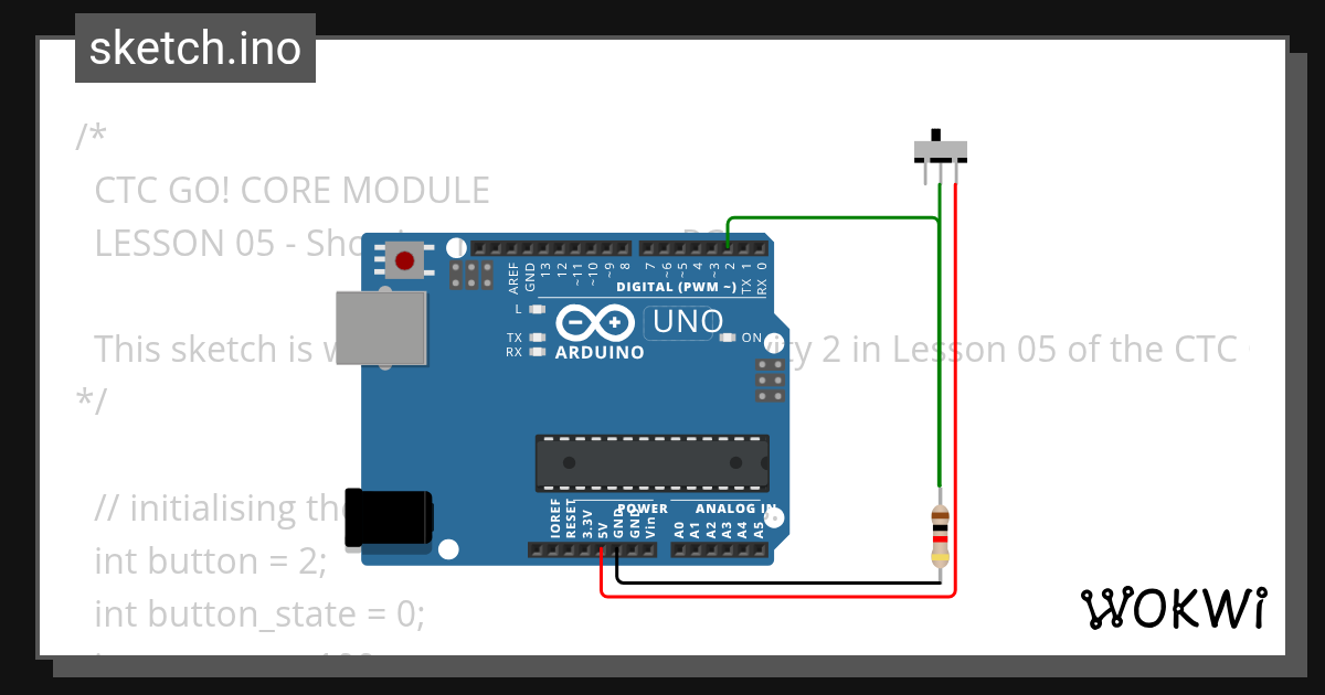 Serial to PC activity 2 - Wokwi ESP32, STM32, Arduino Simulator