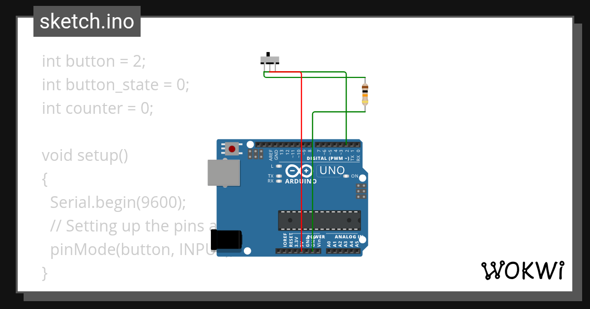 Counter Wokwi Esp32 Stm32 Arduino Simulator