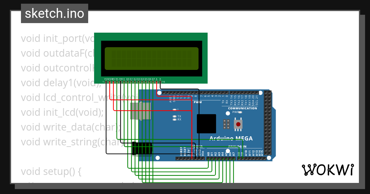 LCD - Wokwi ESP32, STM32, Arduino Simulator